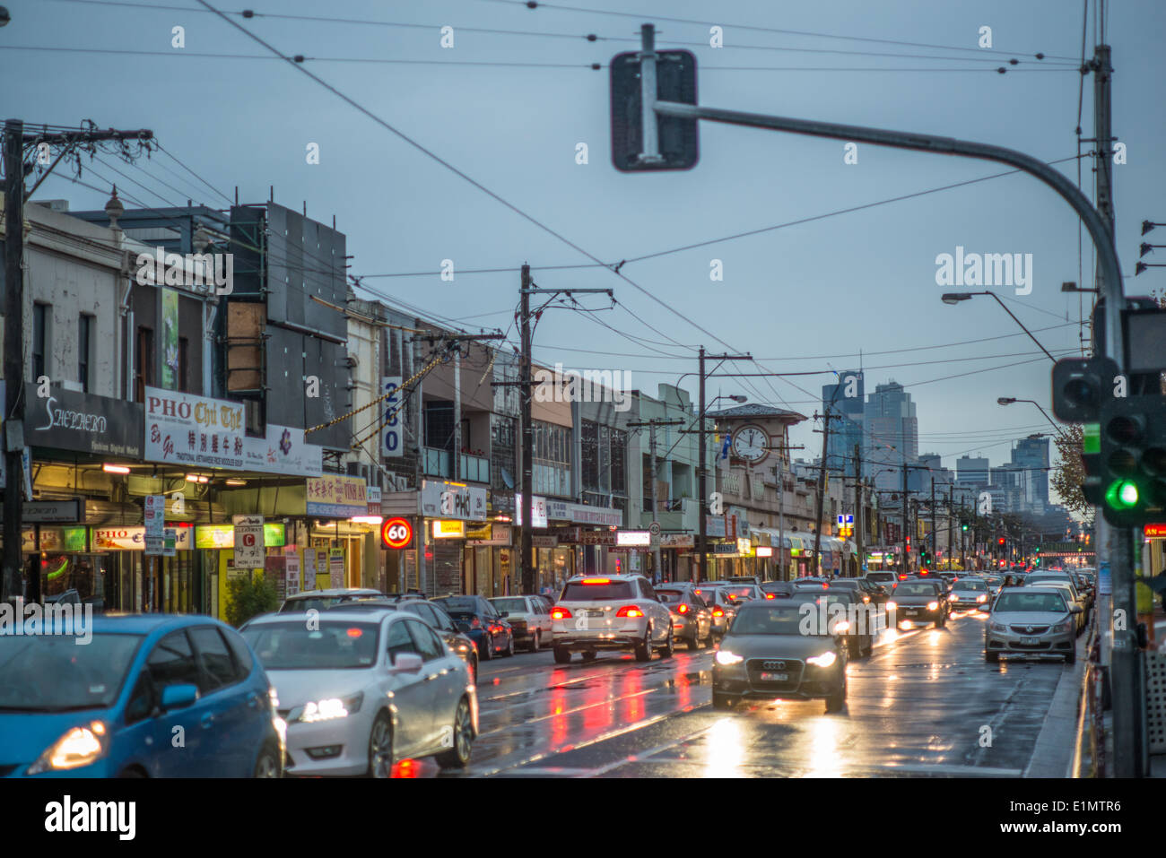 Victoria Street, Melbourne Stock Photo - Alamy