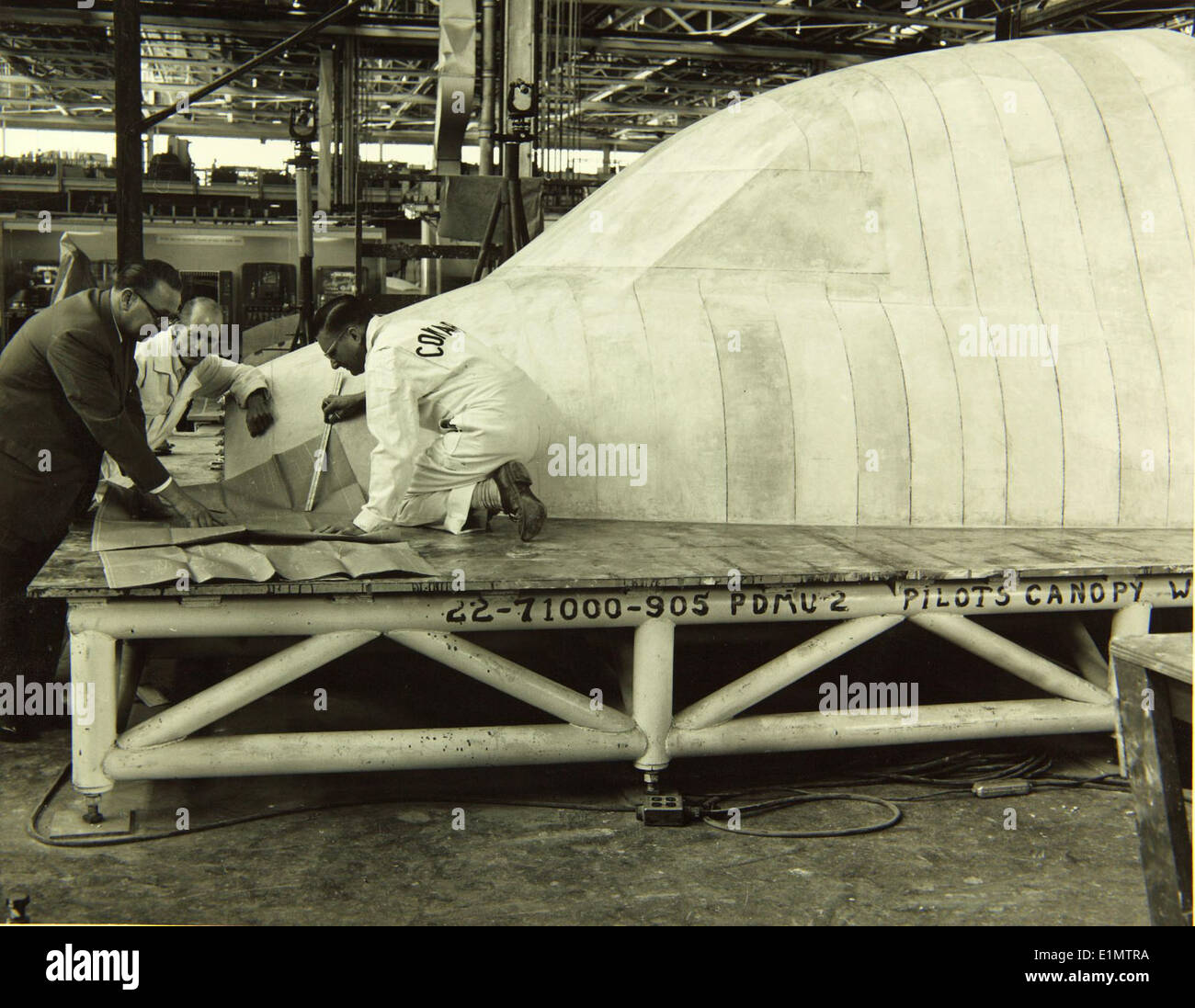 The Convair 880, known for its speed and design, was assembled with ...