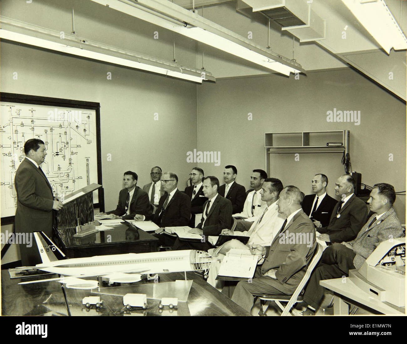 This image showcases the Convair 880, a commercial airliner introduced ...