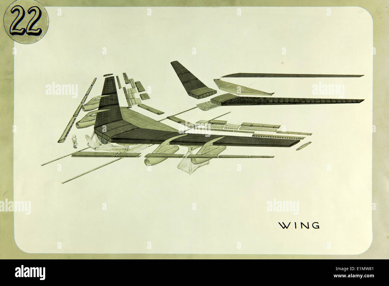 This diagram illustrates the engine pod and pylons of the Convair 880 ...