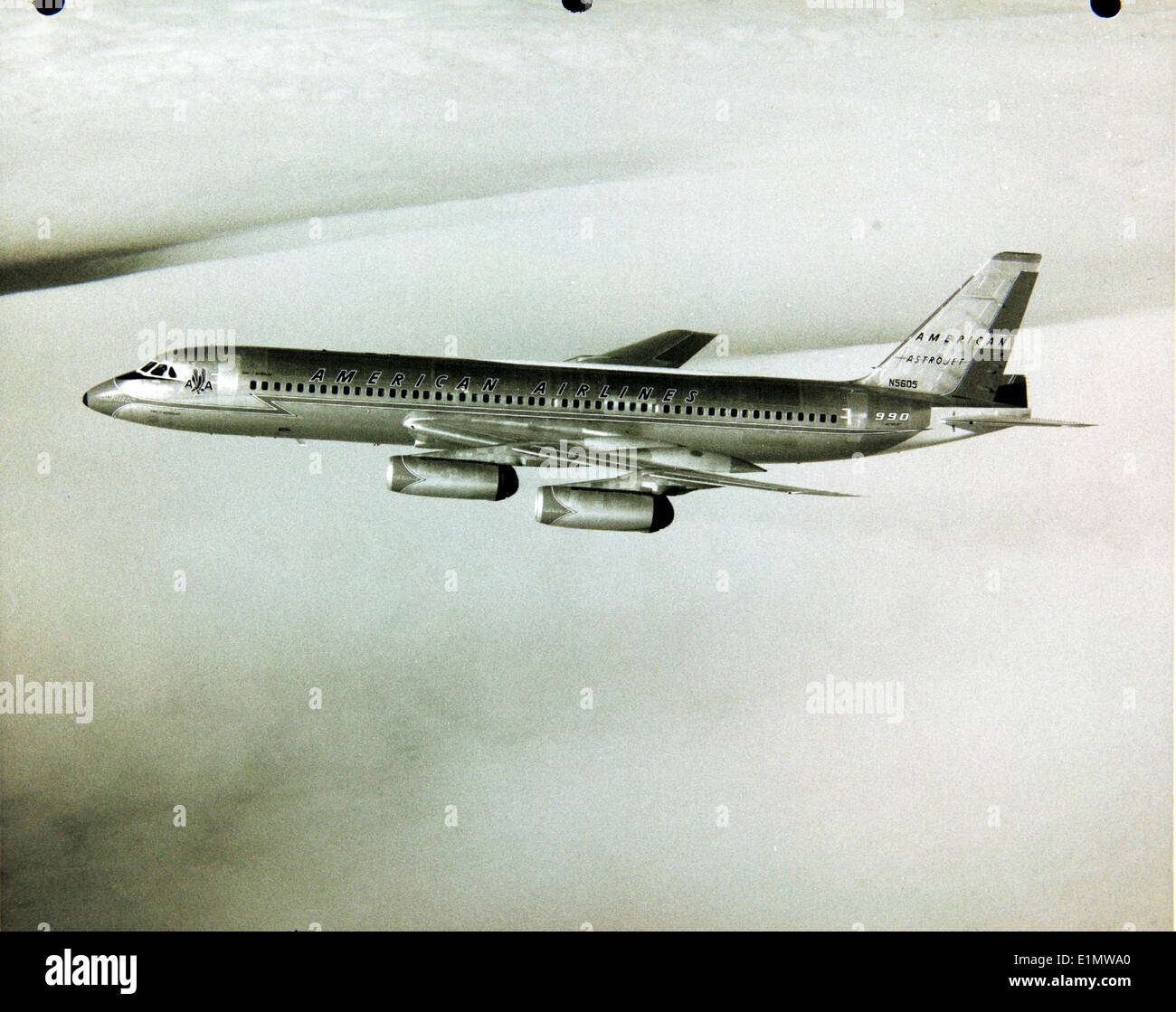 The Convair 990 Coronado, operated by American Airlines, was a quad-jet ...