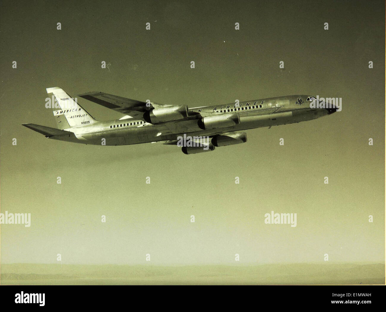 This image features the Convair 990 Coronado, a commercial jet airliner ...