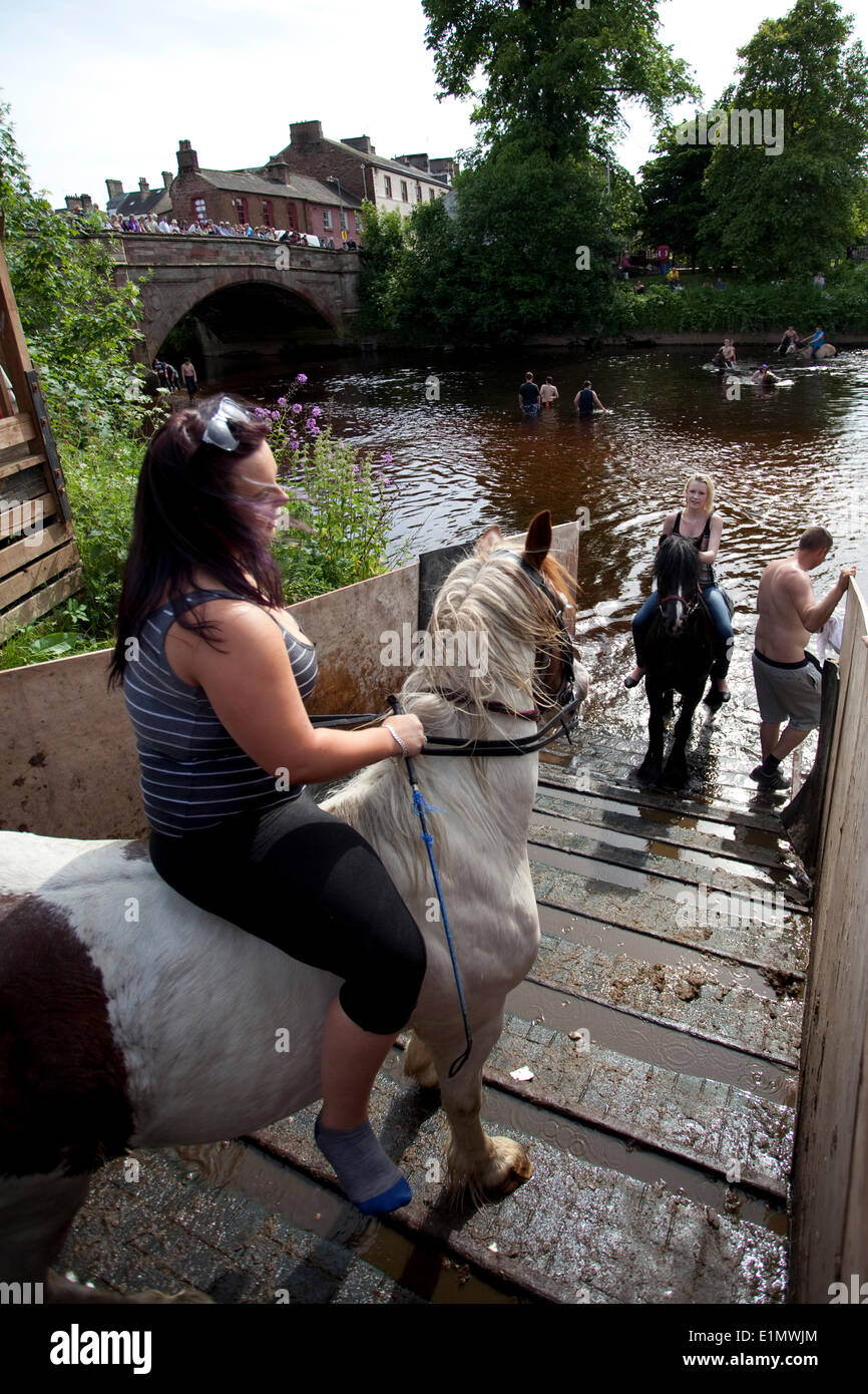 Appleby horse fair women hi-res stock photography and images - Alamy