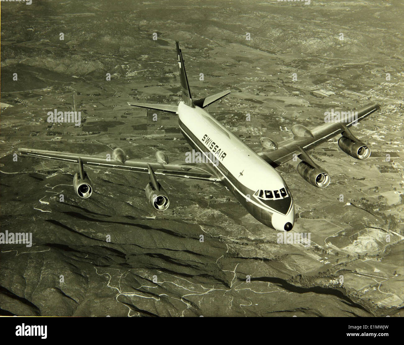 The Convair 990 Coronado, registered N8497H, was a quadjet airliner ...