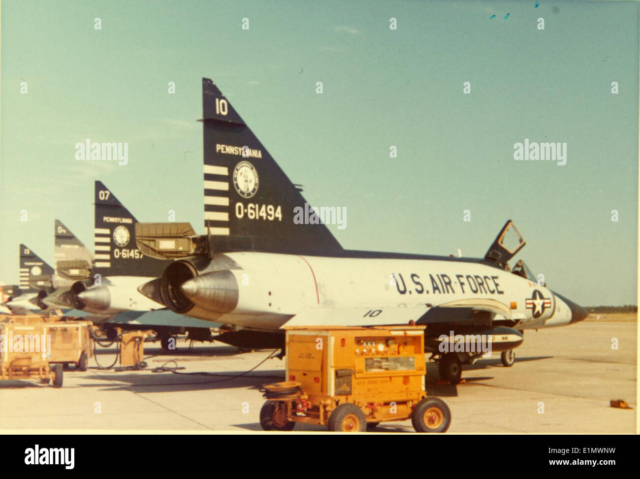 The Convair F-102 Delta Dagger, with serial numbers 56-1457 and 56-1494 ...