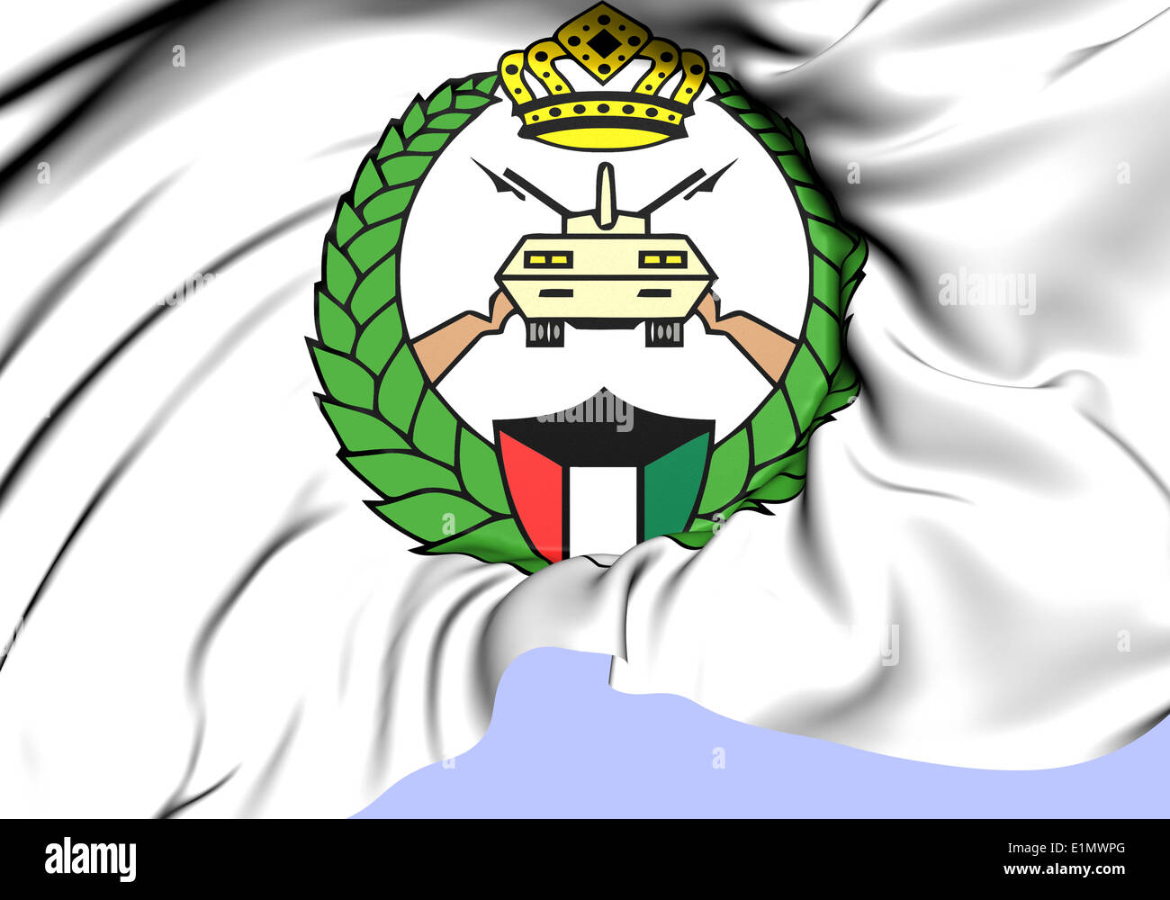 Emblem of Kuwaiti National Guard. Close Up Stock Photo - Alamy