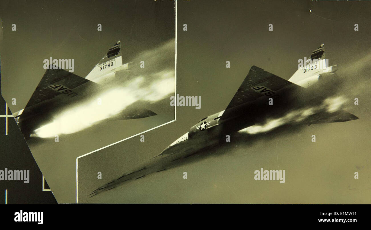 This image features a Convair F-102 Delta Dagger (serial number 53-1793 ...