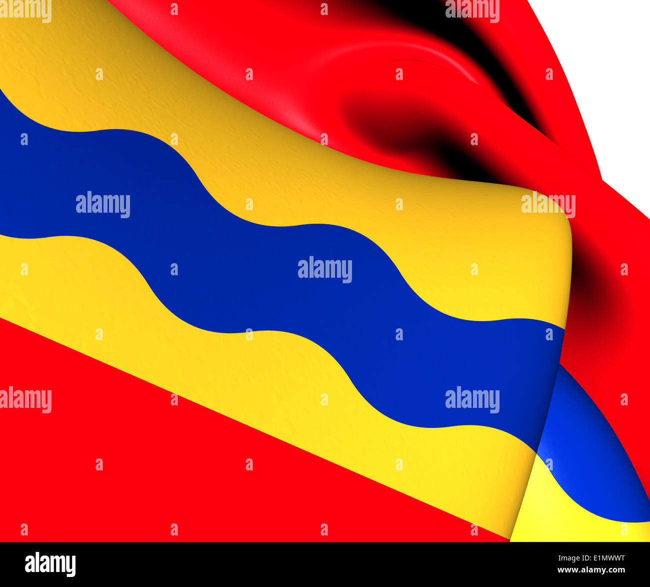 Flag of Overijssel, Netherlands. Close Up Stock Photo - Alamy