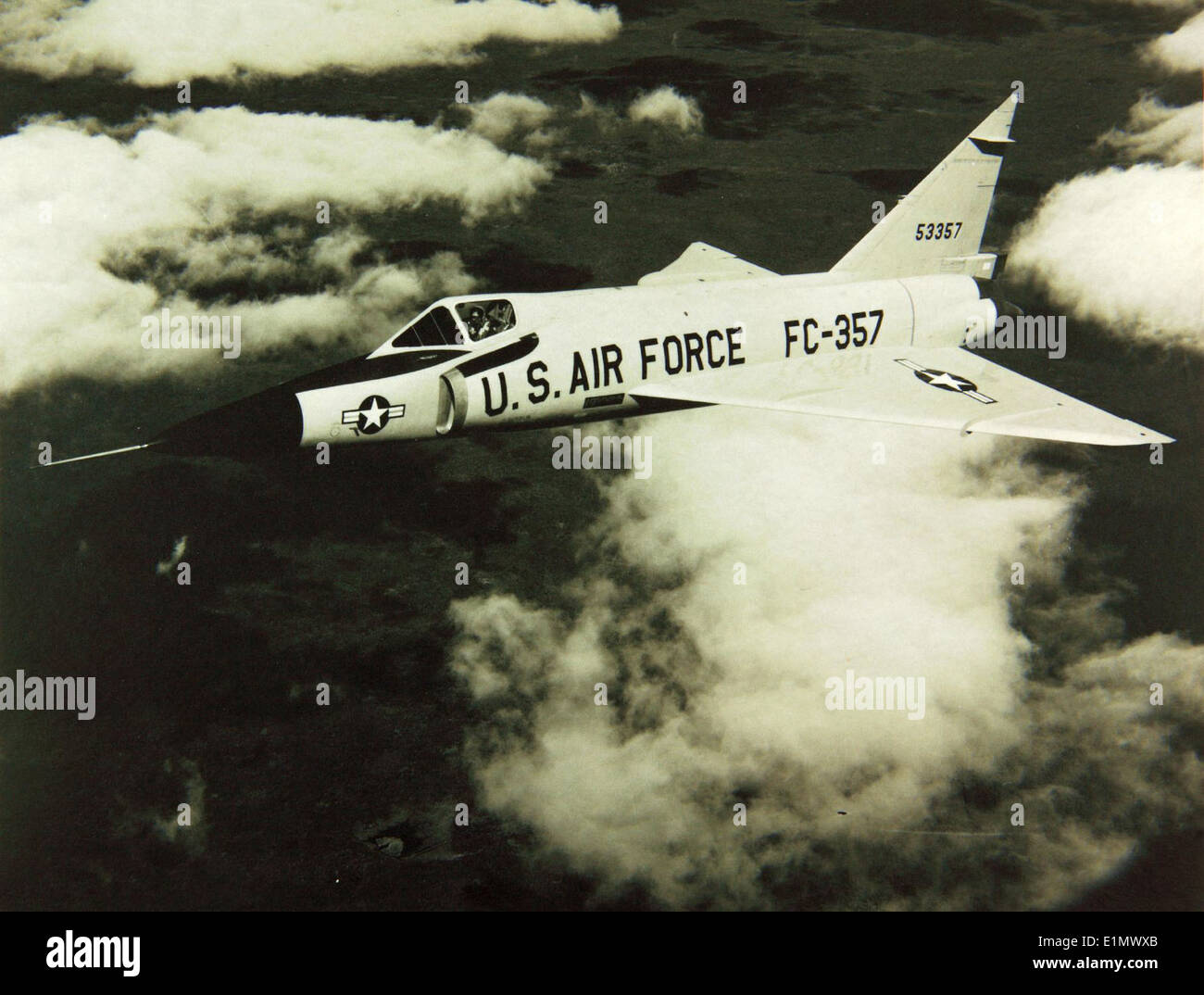 The Convair F-102 Delta Dagger (55-3357) is a supersonic interceptor ...
