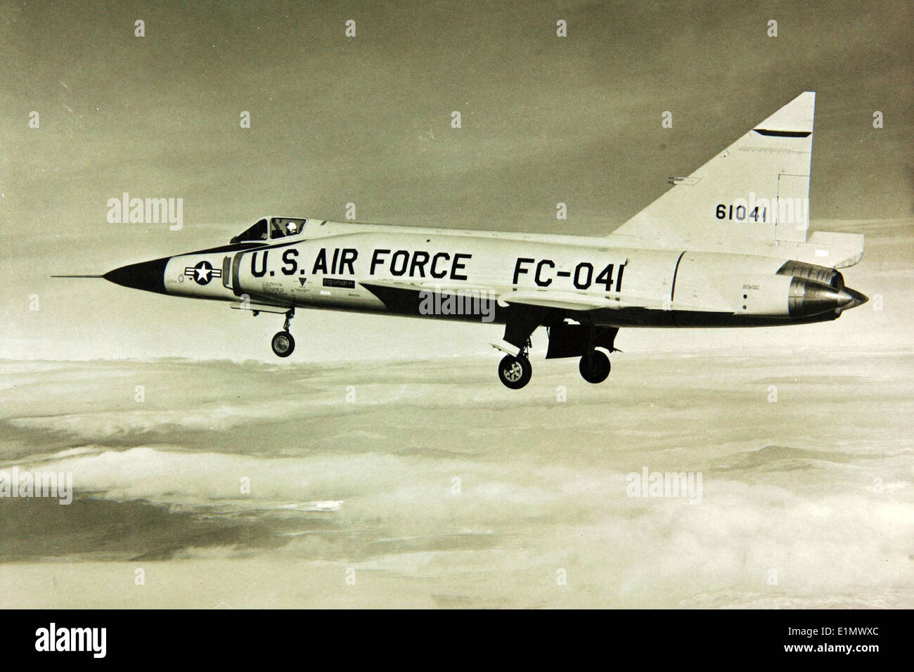 The Convair F-102 Delta Dagger (56-1041) was a supersonic interceptor ...