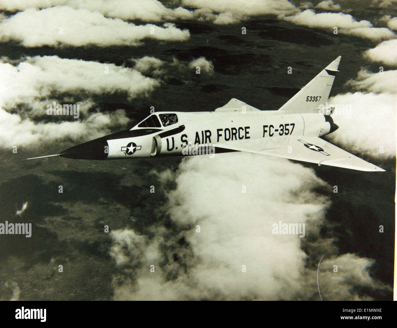 The Convair F-102 Delta Dagger, with tail number 55-3357, was a ...