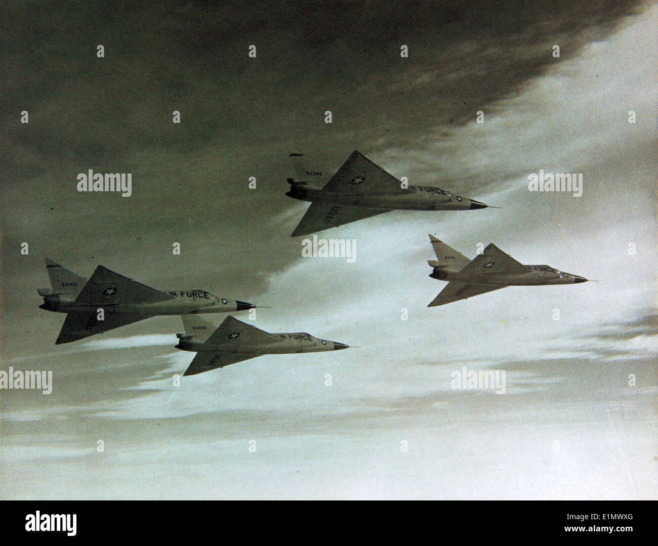 Photograph of the Convair F-102 Delta Dagger aircraft, including ...