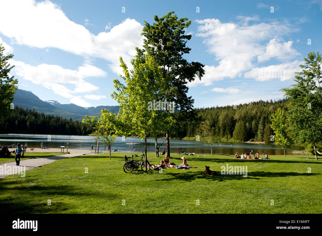 Lost Lake. Whistler BC, Canada Stock Photo - Alamy