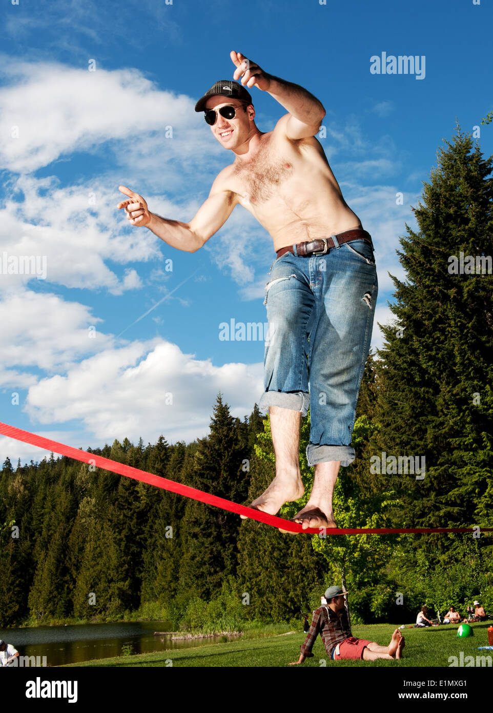 Slack rope hi-res stock photography and images - Alamy