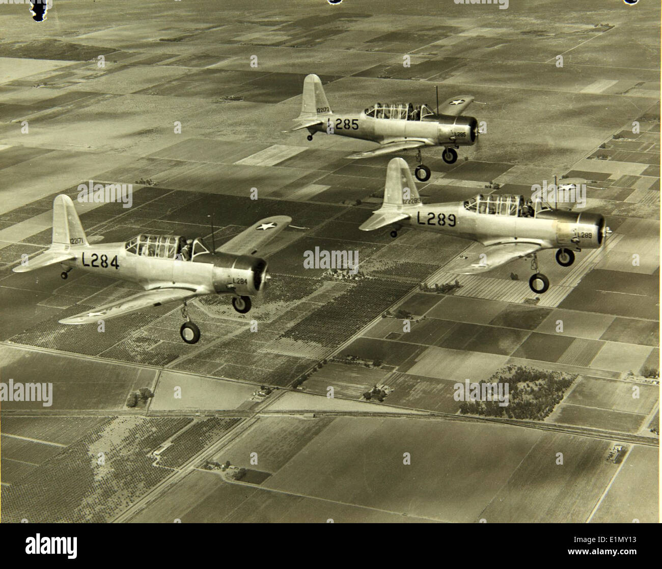 The Vultee BT-13 Valiant was a primary trainer used by the U.S. Army Air Forces during World War ...