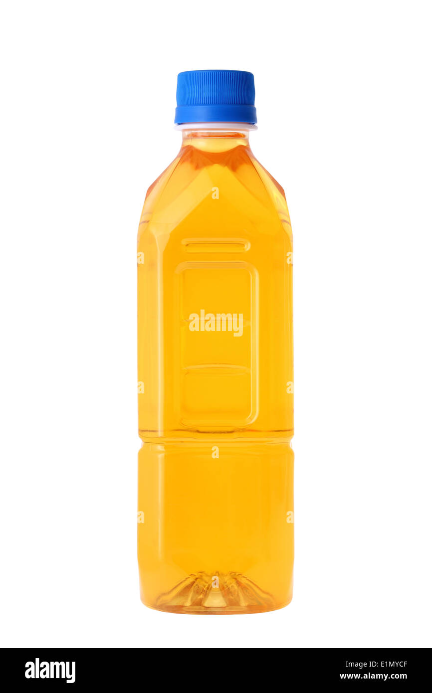 Bottle of tea isolated on white background Stock Photo - Alamy