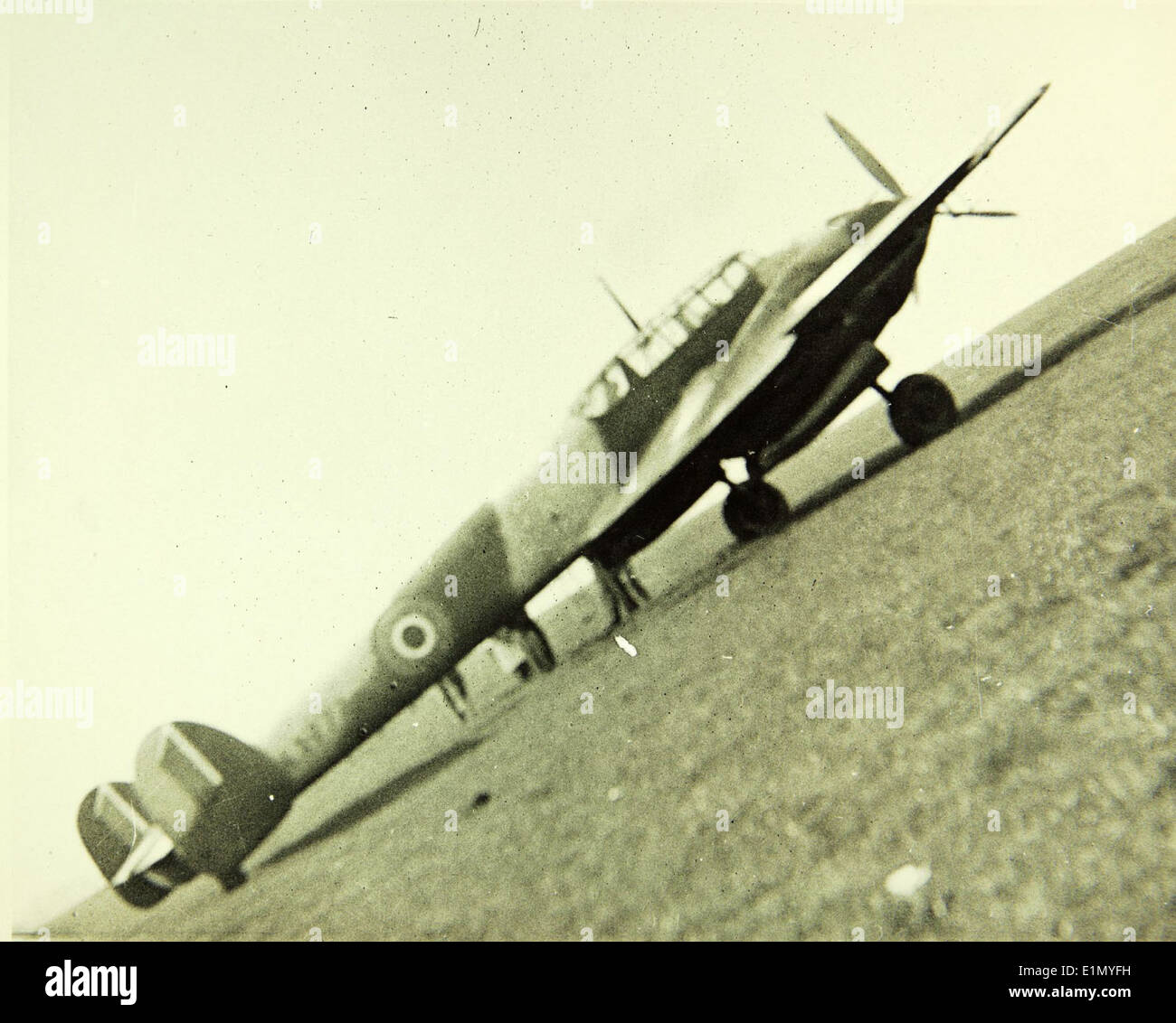 This image features a historic aircraft, capturing a moment from early ...