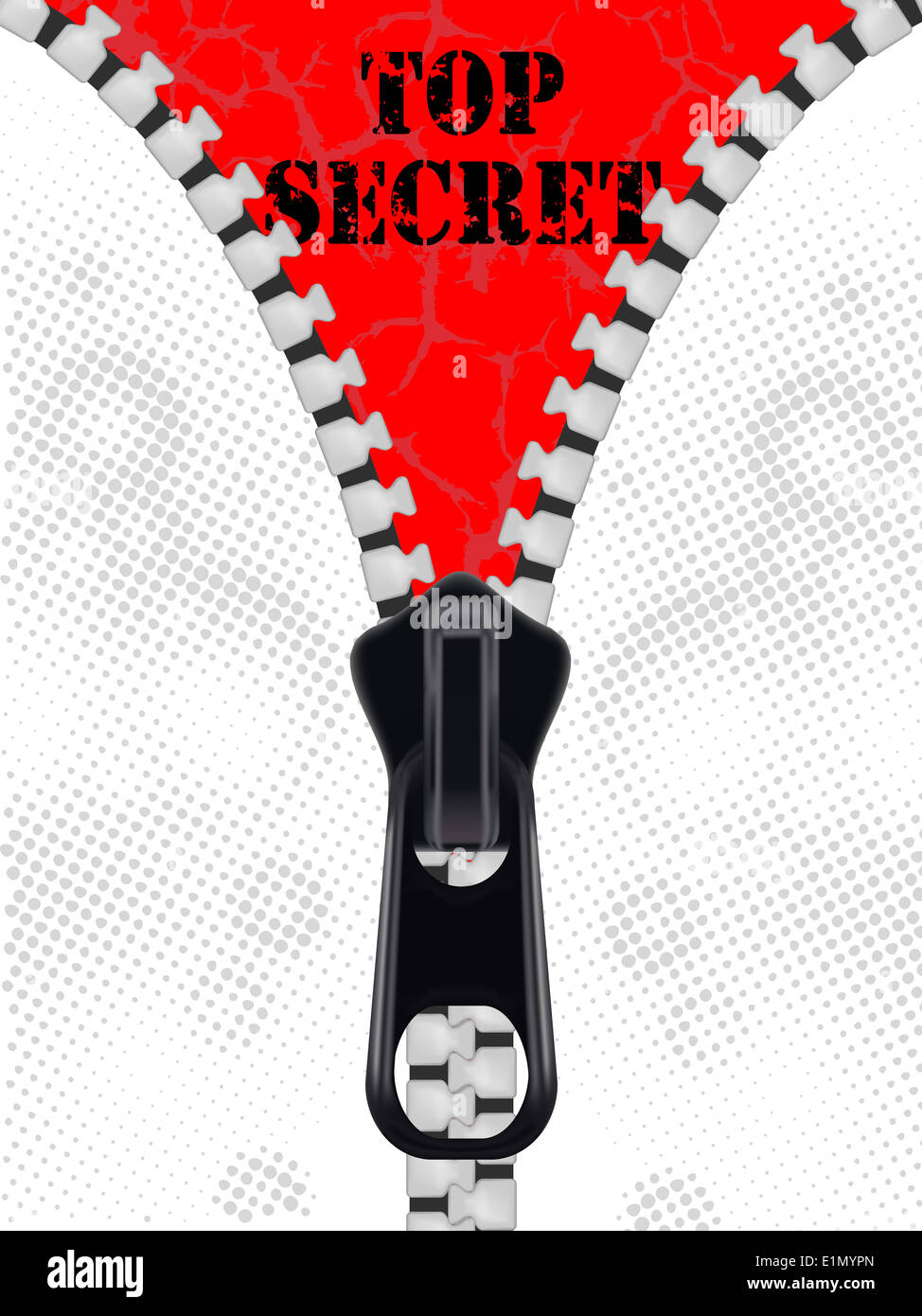 Top secret background with closing the zipper Stock Photo - Alamy