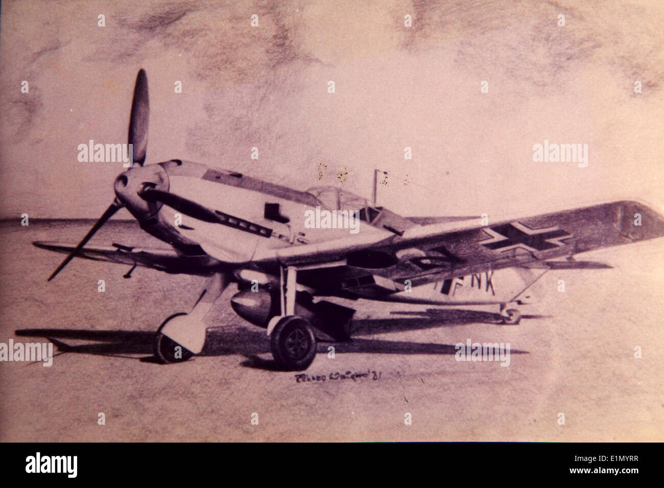 Messerschmitt bf109b hi-res stock photography and images - Alamy