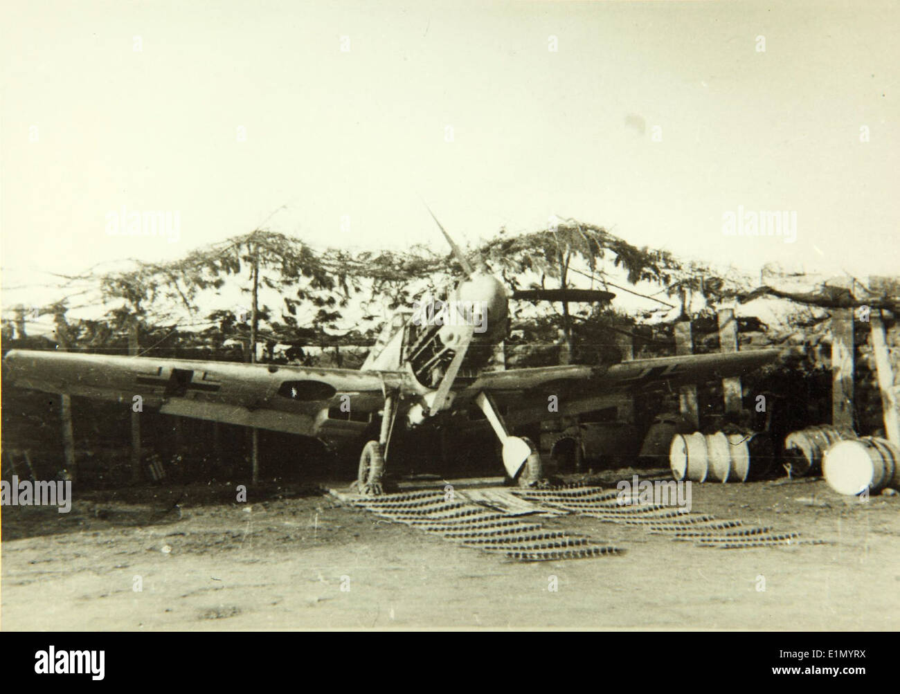The Messerschmitt Bf 109b, an early version of the iconic German ...
