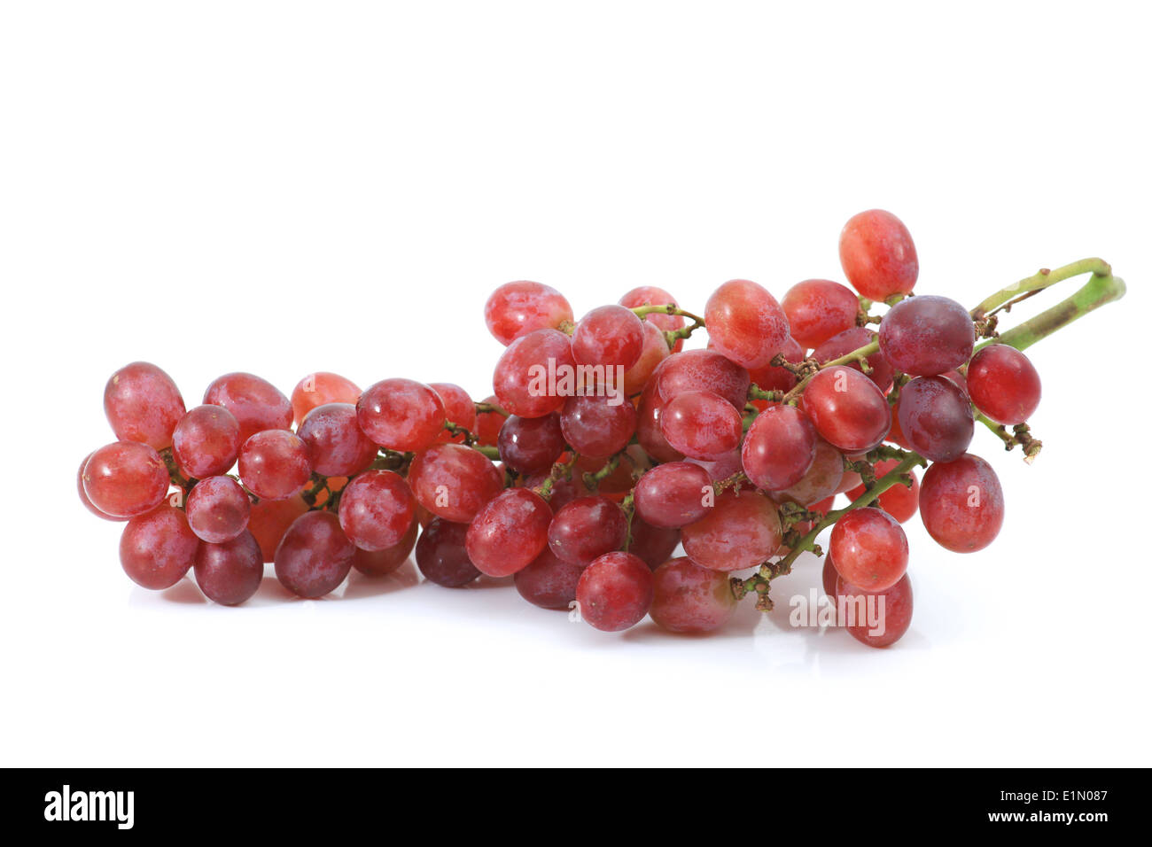 Grapes white background red hi-res stock photography and images - Alamy