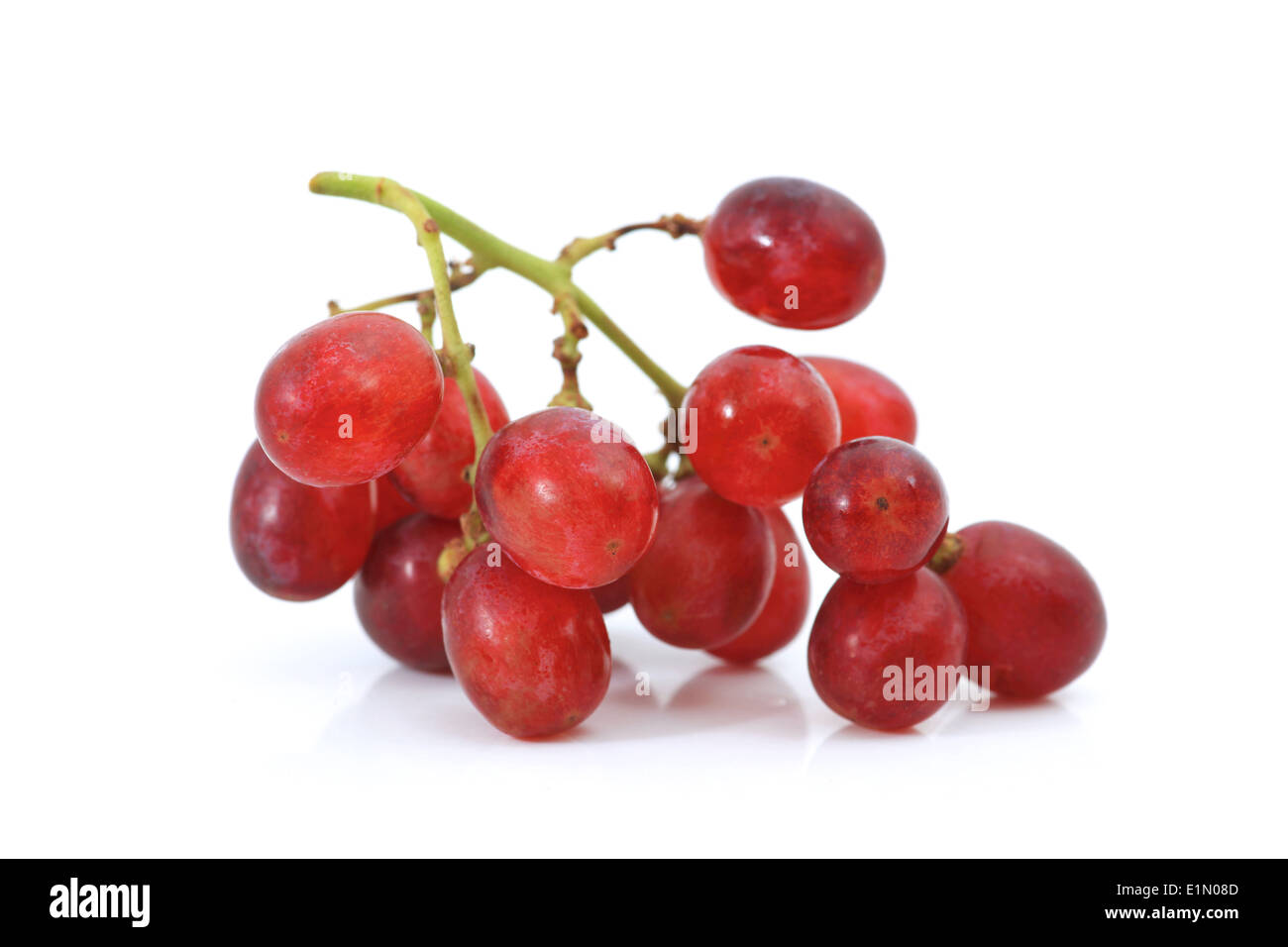 Grapes white background red hi-res stock photography and images - Alamy