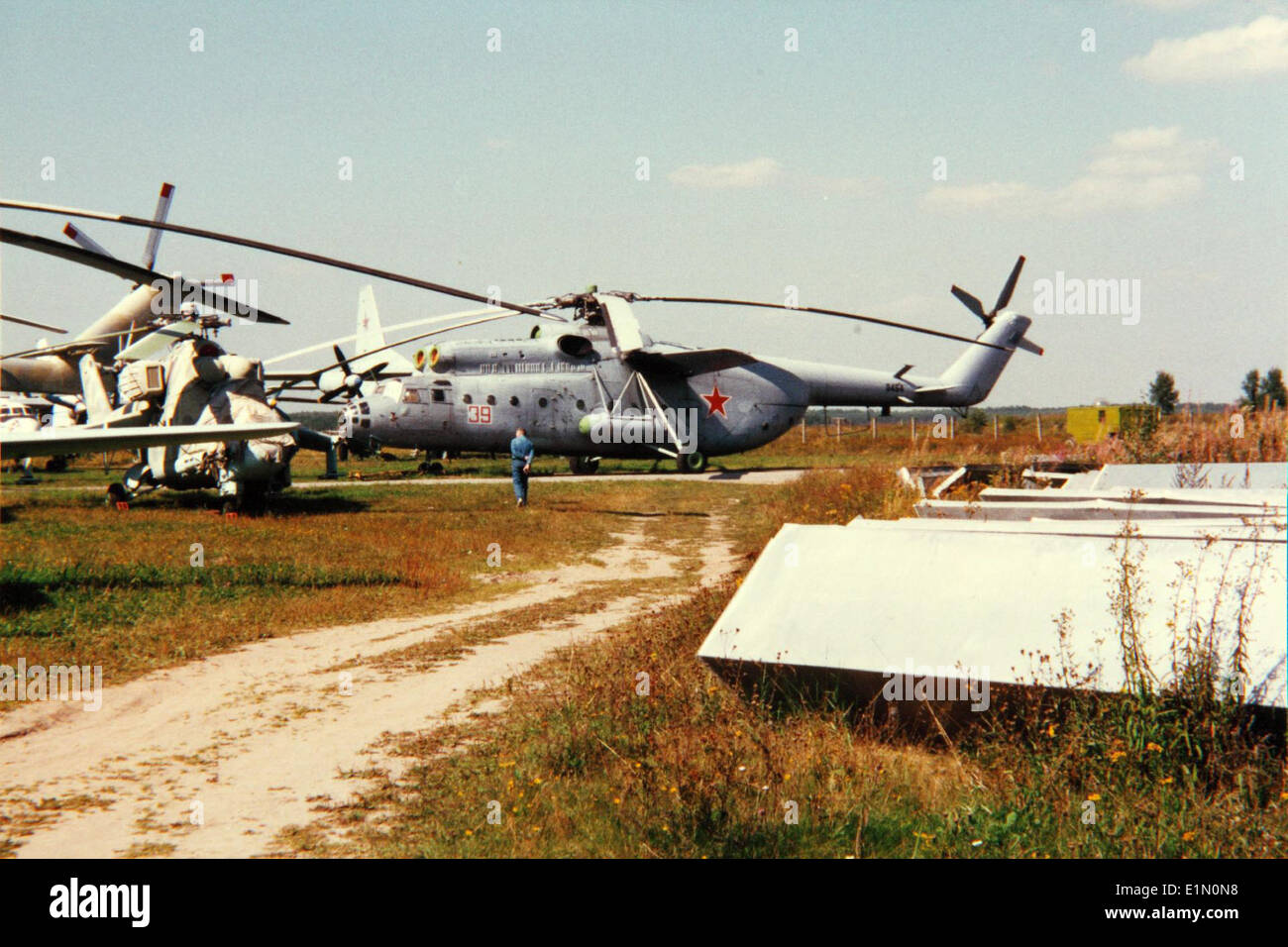 The Mil Mi-6, also known as 'Hook,' is a Soviet transport helicopter ...