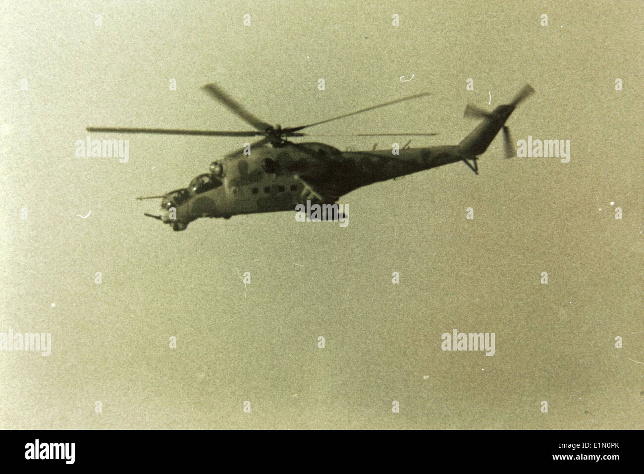 The Mil Mi-24 is a Soviet-designed attack helicopter, widely known for ...