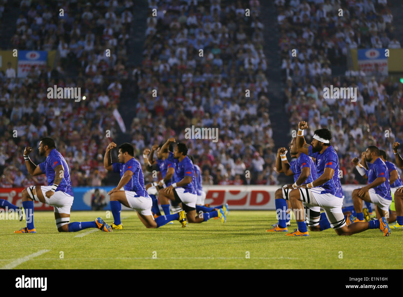 Tokyo, Japan. 30th May, 2014. Samoa team group (WSM) Rugby : Rugby test ...