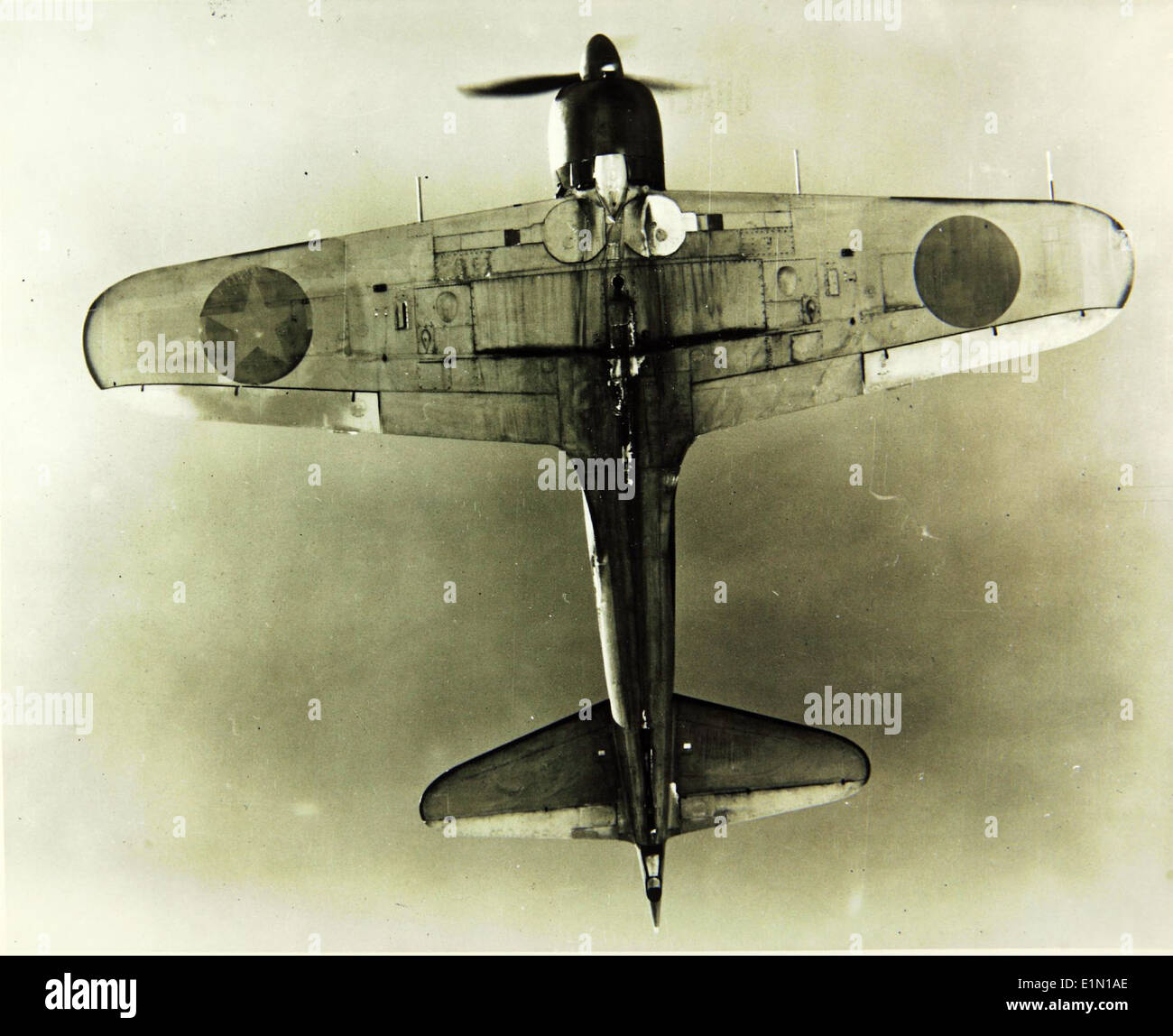 The Mitsubishi A6M Zero, a long-range fighter aircraft used by the ...