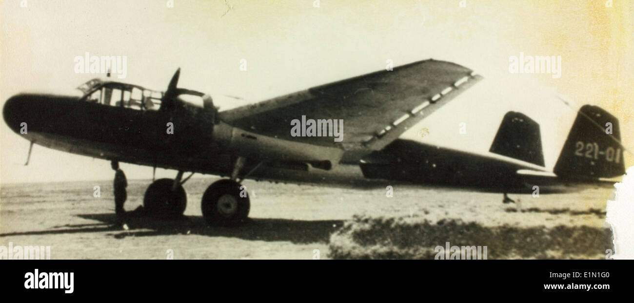 The Mitsubishi G3M2, known as the 'Nell,' was a Japanese twin-engine ...
