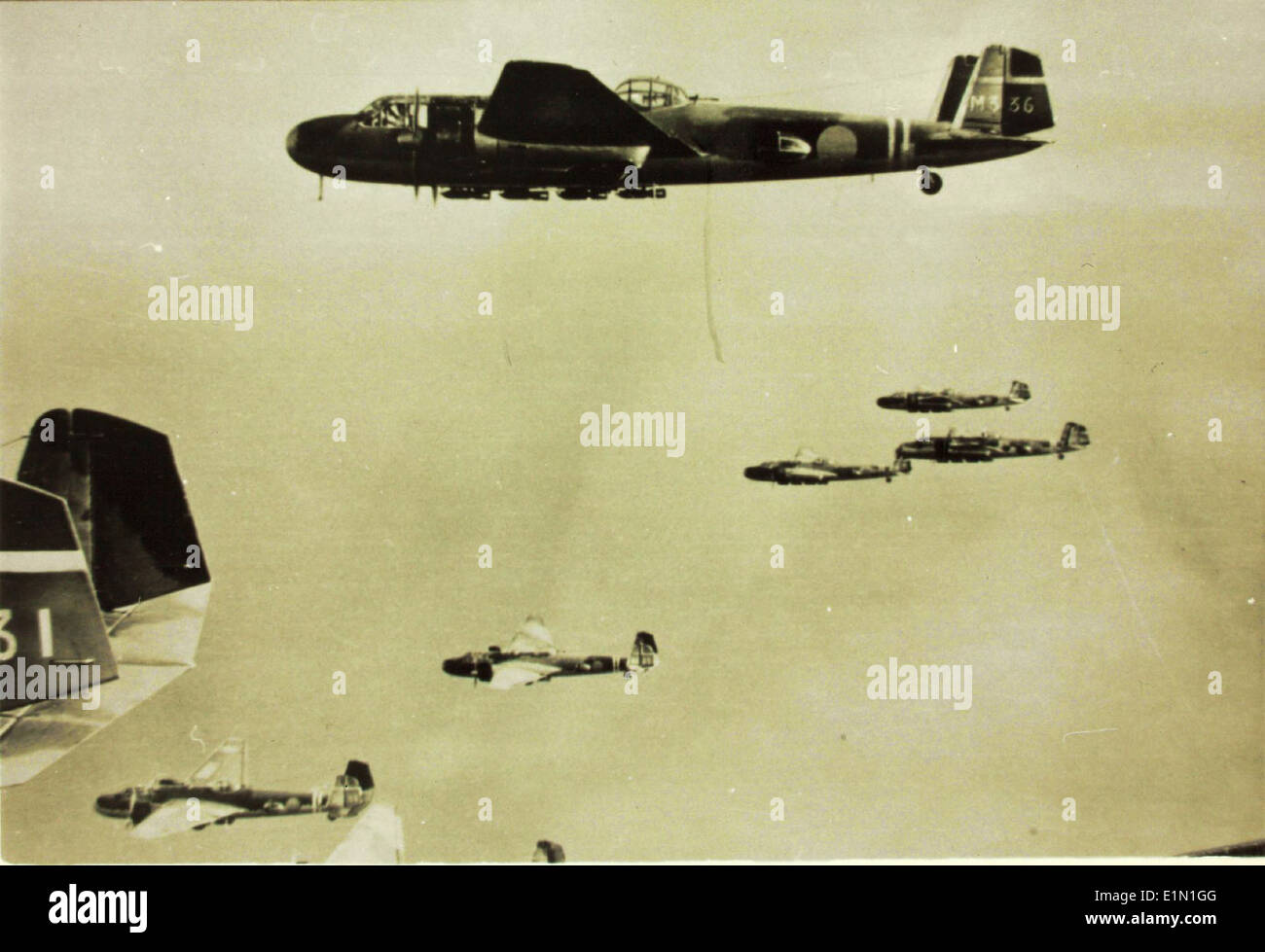 The Mitsubishi G3M2 Nell was a Japanese twin-engine bomber used during ...