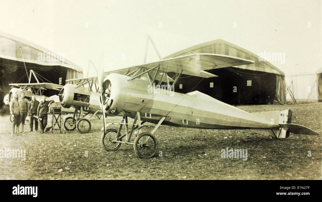 The Morane-Saulnier MS.12 was a French biplane fighter developed during ...