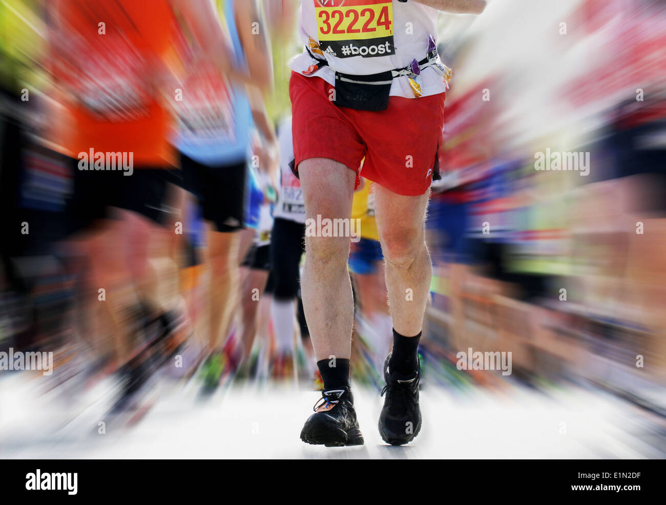 Man winning race run hi-res stock photography and images - Alamy