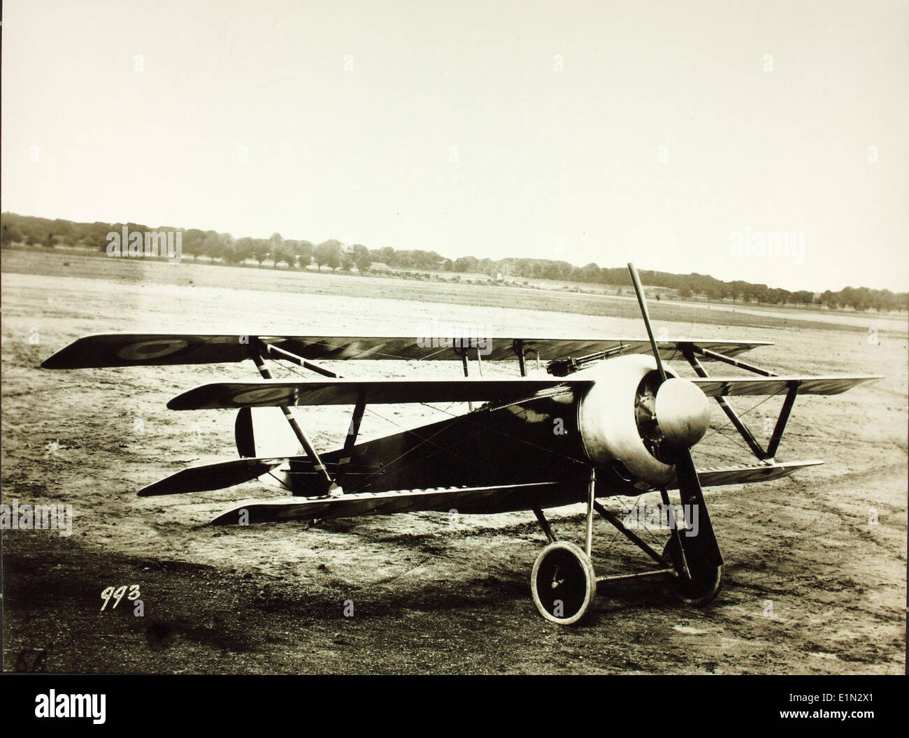 The Nieuport Triplane, a notable aircraft of World War I, was used by ...