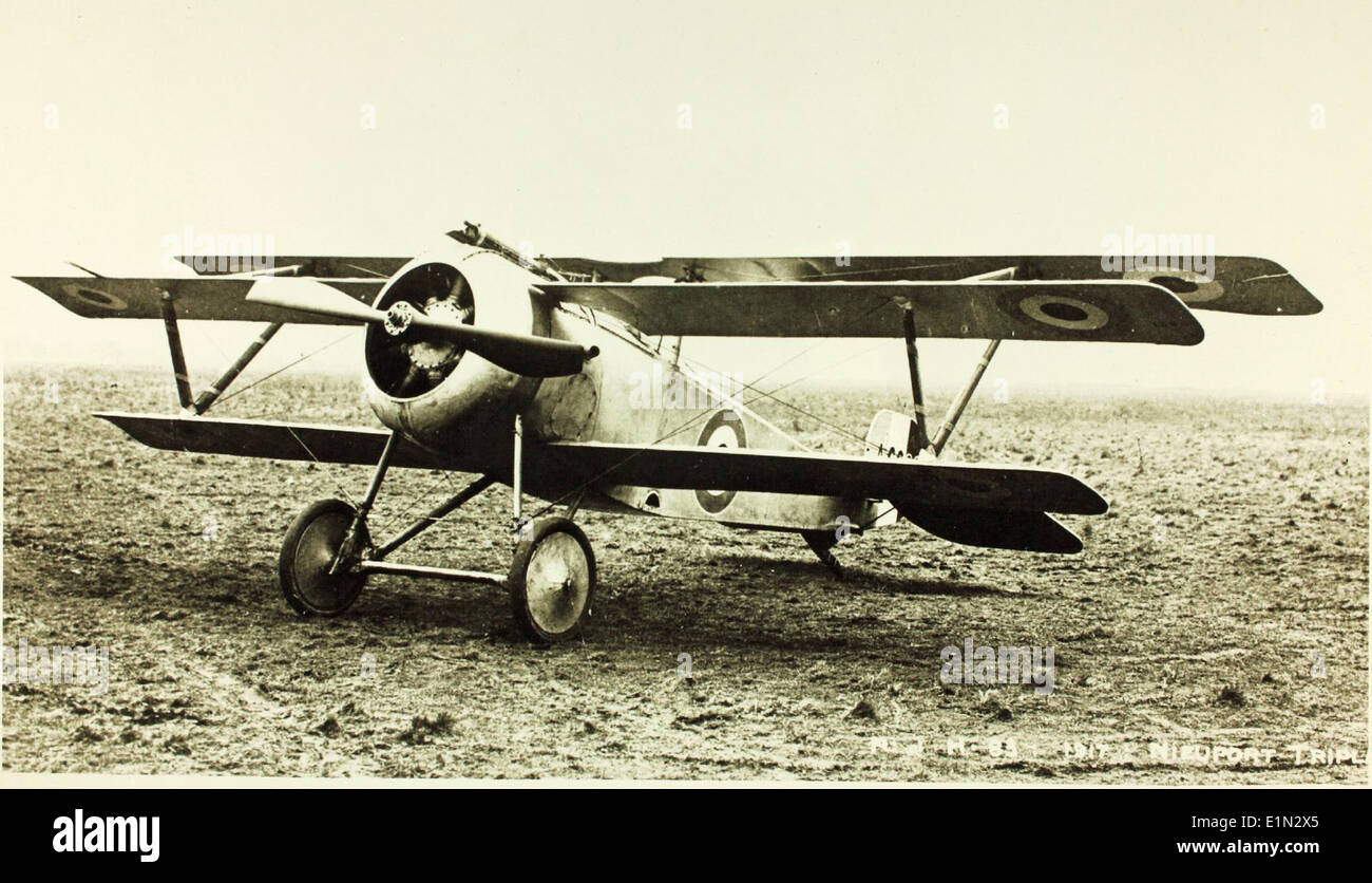The Nieuport Triplane, used during World War I, was a French fighter ...