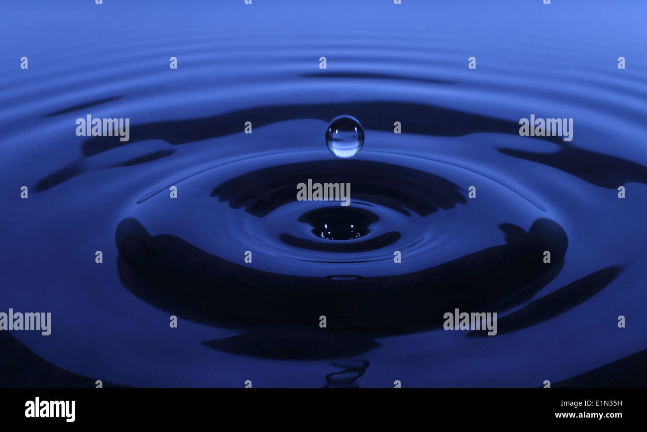 Drop of water backround Stock Photo - Alamy