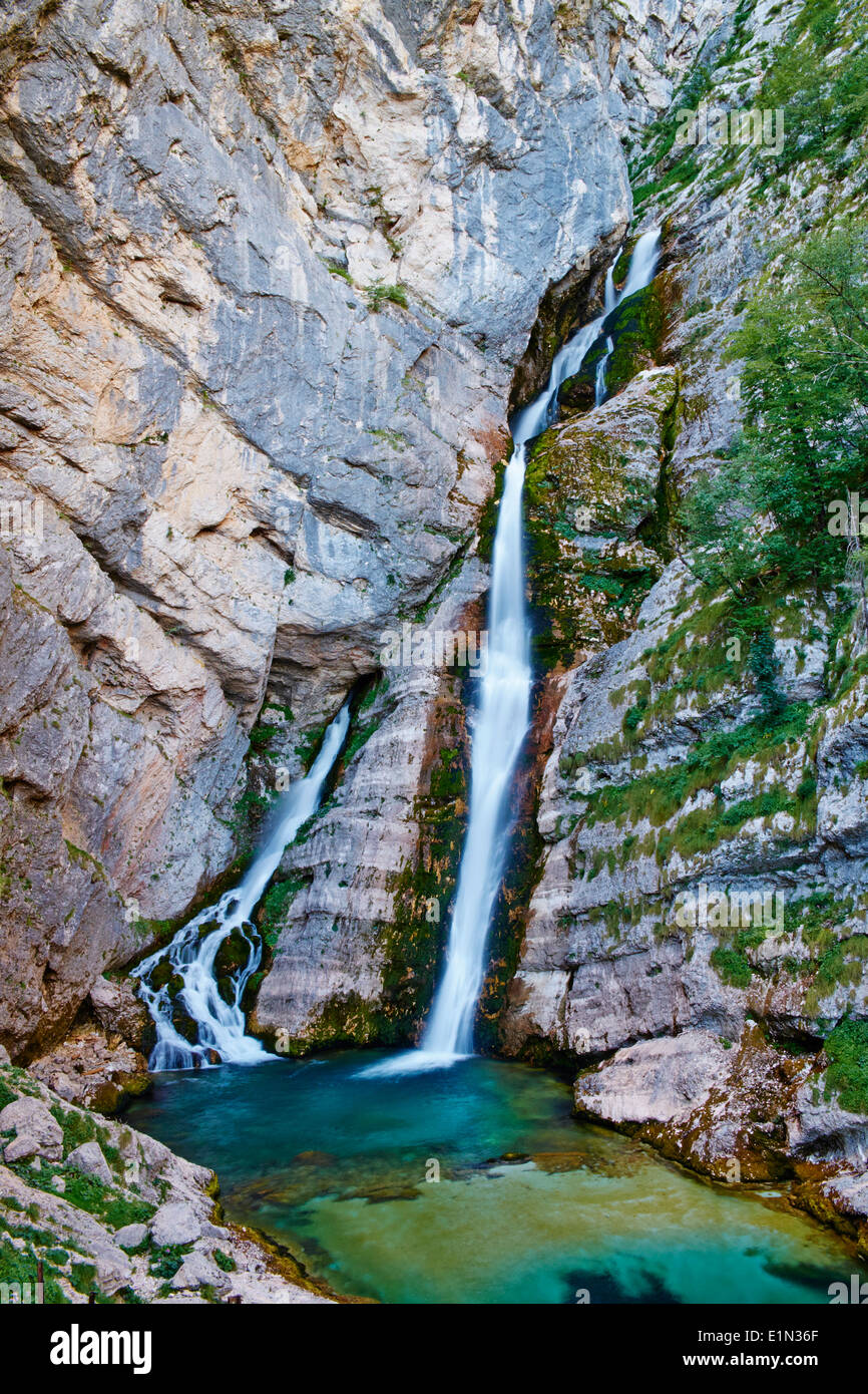Slovenia, Gorenjska region, Triglav National Park, Bohinj, Savica ...