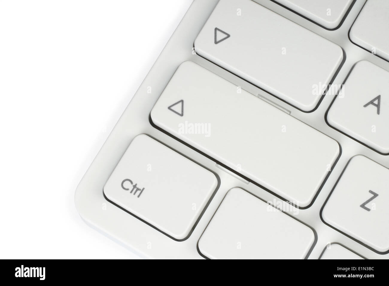 Keyboard on white background Stock Photo - Alamy