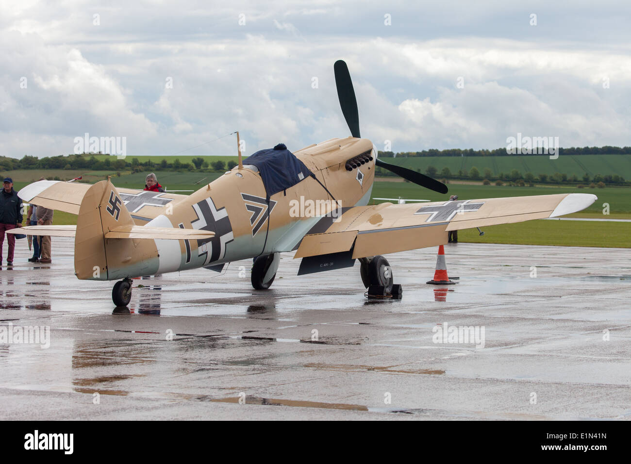 Messerschmitt Bf 109, also known as the ME 109, German World War Two ...