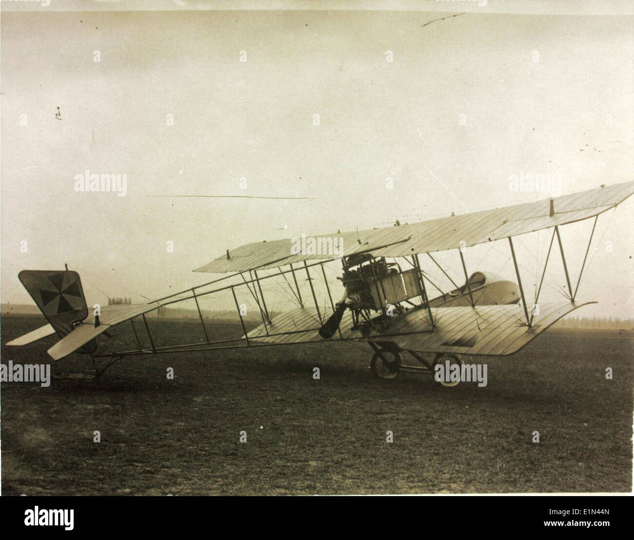 Pusher biplane hi-res stock photography and images - Alamy