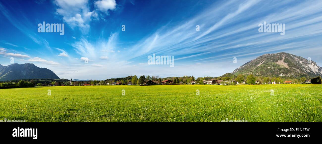 German countryside and village panorama. Germany Stock Photo - Alamy