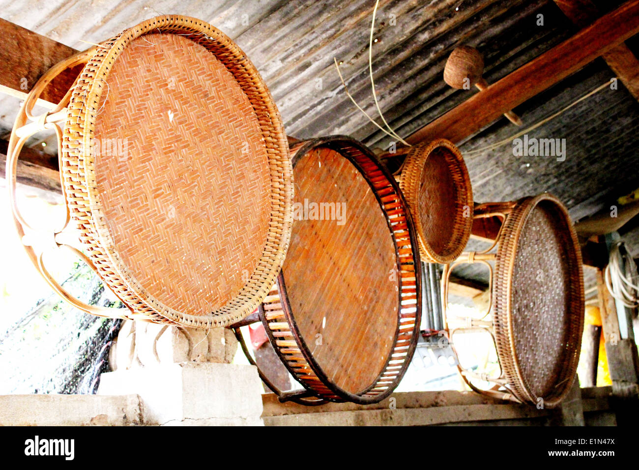 Woven containers hi-res stock photography and images - Alamy