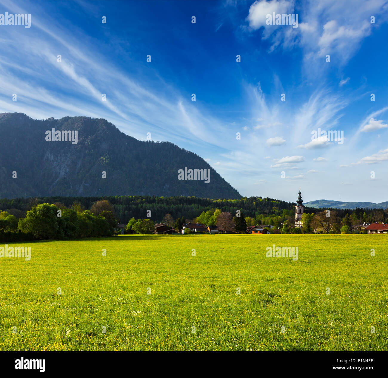 German countryside and village Stock Photo - Alamy