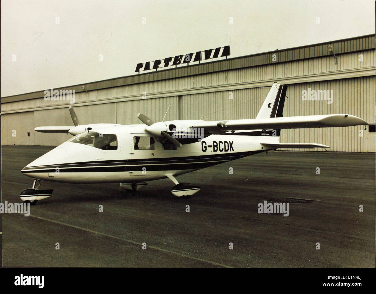 Partenavia P.68C, a six-seat, twin-engine, high-wing monoplane designed ...