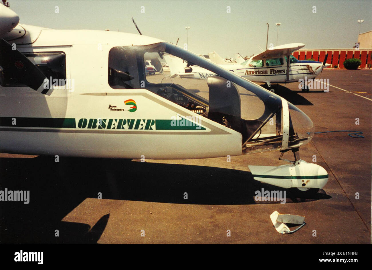 The Partenavia P68 Observer is a light twin-engine aircraft designed ...