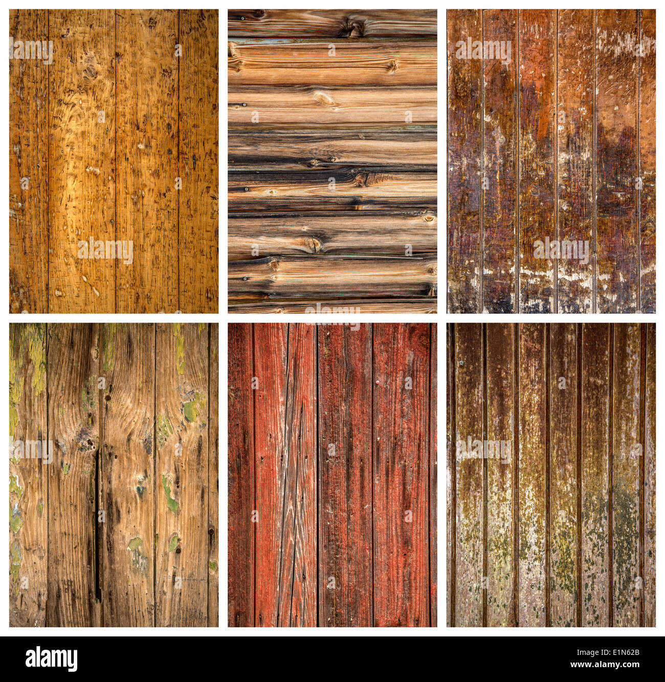 Set of wood textures Stock Photo - Alamy