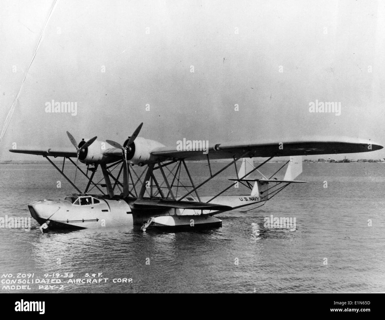 The Consolidated P2Y-2 was a U.S. Navy amphibious aircraft used ...