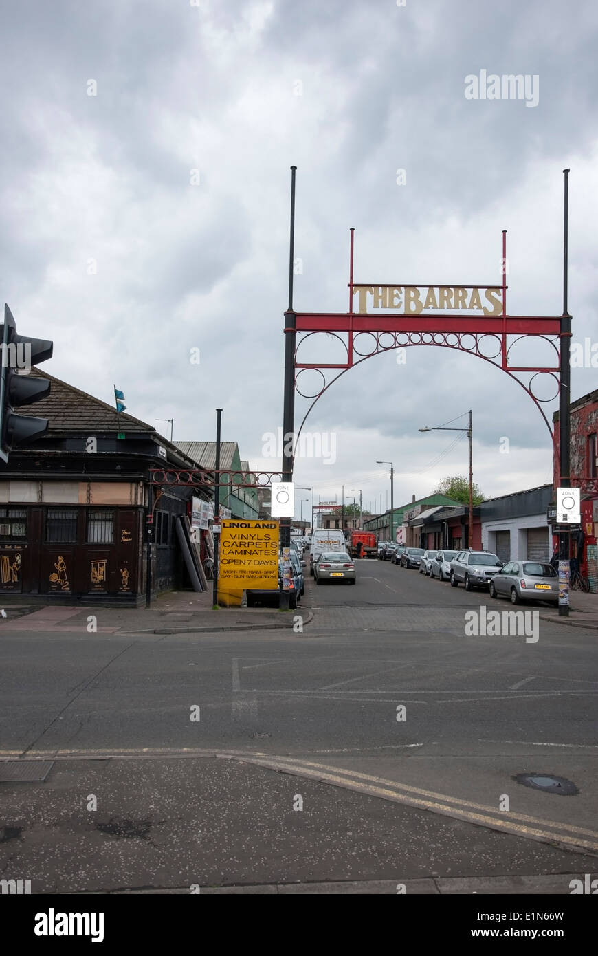 Entrance Gateway from Gallowgate to the World Famous Glasgow Barras ...