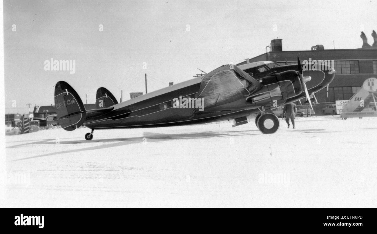 The Lockheed Model 14-H2 Super Electra (CF-TCN) was a commercial ...